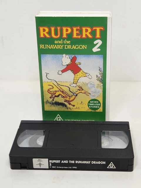 RUPERT AND THE Runaway Dragon 2 VHS VIDEO $23.00 - PicClick AU