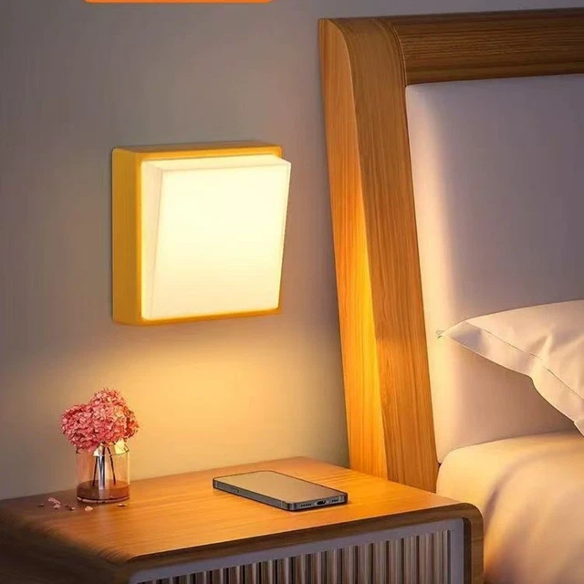 ROOM DECORATION SWITCH Night Light Warm Light Night Lamp Bedroom £10.06 ...