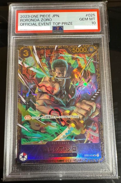 ONE PIECE CARD Roronoa Zoro OP01-025 Flagship Battle 2023 Victory Promo PSA10 JP $1,980.00 ...