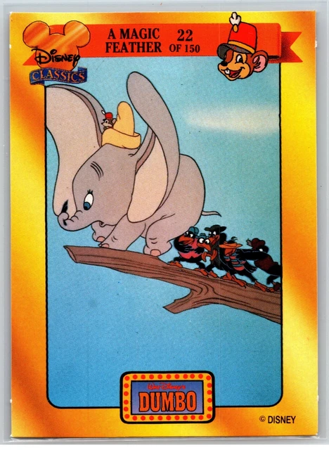 1992 DYNAMIC DISNEY Classics Dumbo A Magic Feather #22 $1.00 - PicClick AU