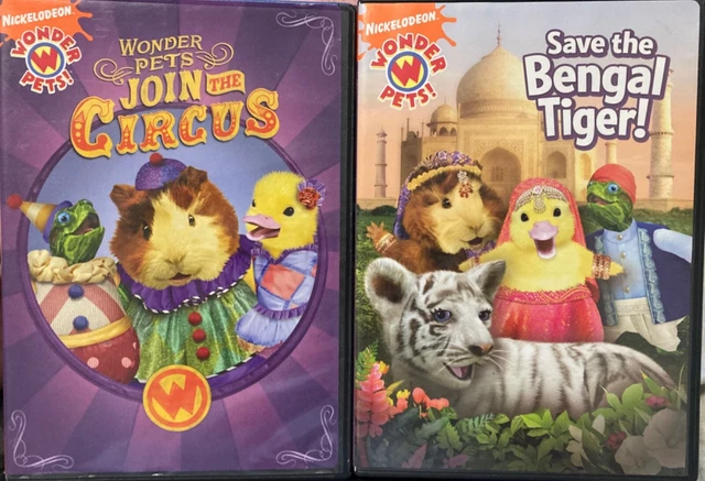 WONDER PETS DVD Save The Wonder Pets / Bengal Tiger / Join the Circus ...