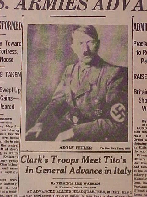 Hitler Dead Newspaper