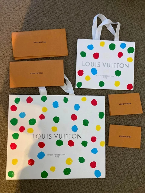 LOUIS VUITTON LV Two packaging gift shopping paper bag Limited Edion ...