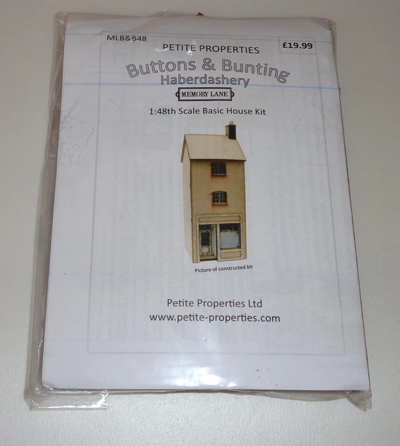 PETITE PROPERTIES 1:48 Scale Building Kit - Buttons & Bunting ...