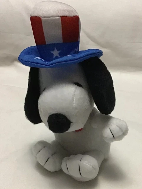 PEANUTS SNOOPY PLUSH Uncle Sam Patriotic Hat America USA Metlife £8.88 ...