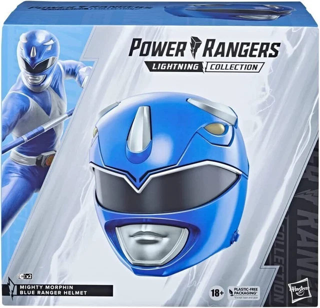 POWER RANGERS LIGHTNING Collection Mighty Morphin Blue Ranger Helmet ...