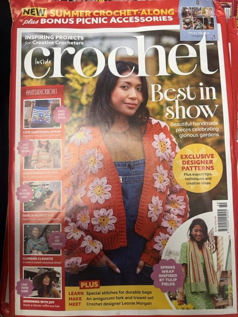 INSIDE CROCHET MAGAZINE #189 2026 Handmade pieces celebrating glorious ...