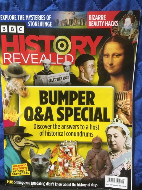 BBC HISTORY REVEALED Magazine Jan 2024 Bumper Q&A Special: FINAL EVER ...