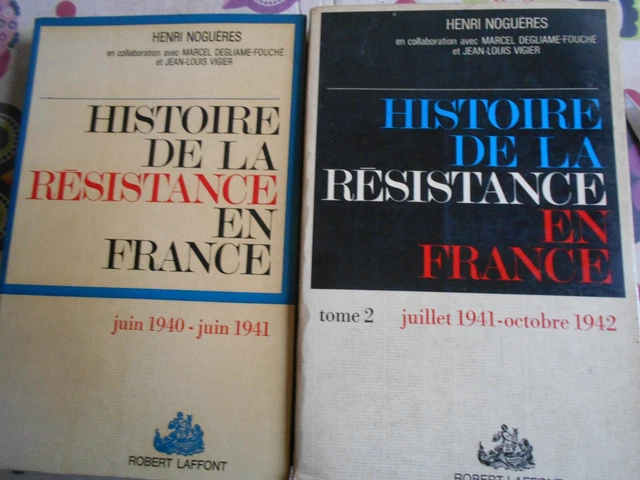 HISTOIRE DE LA résistance en France. Noguères tome 1 et 2 32 photos EUR ...