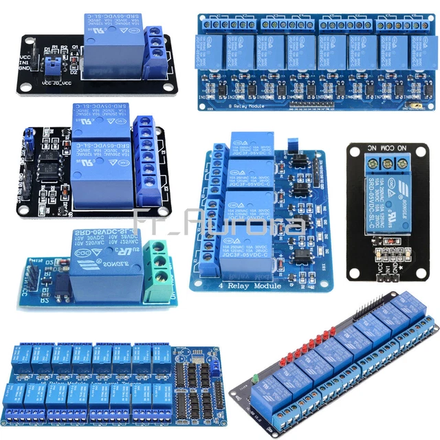 1/2/4/8/16 CHANNEL 5V Relay Module Board Optocoupler for Arduino PiC ARM AVR EUR 3,41 - PicClick FR