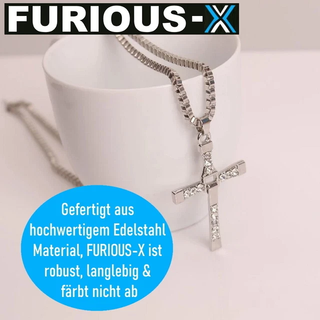 FURIOUS-X FAST FURIOUS Vin Diesel Dominic Toretto Cross Neck Chain ...