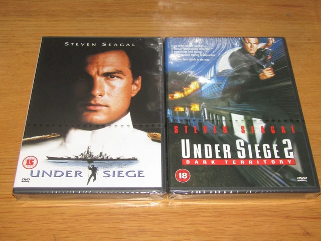 UNDER SIEGE/UNDER SIEGE 2 DVDS, Steven Seagal. Brand New Sealed £6.96 ...