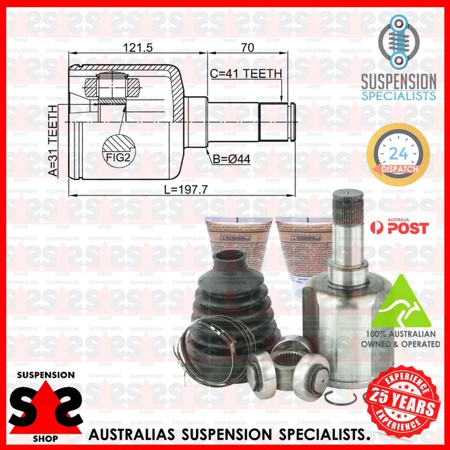 FRONT AXLE LEFT Joint Kit, Drive Shaft Suit FORD Transit Tourneo Bus 2.2 TDCi EUR 80,99 ...