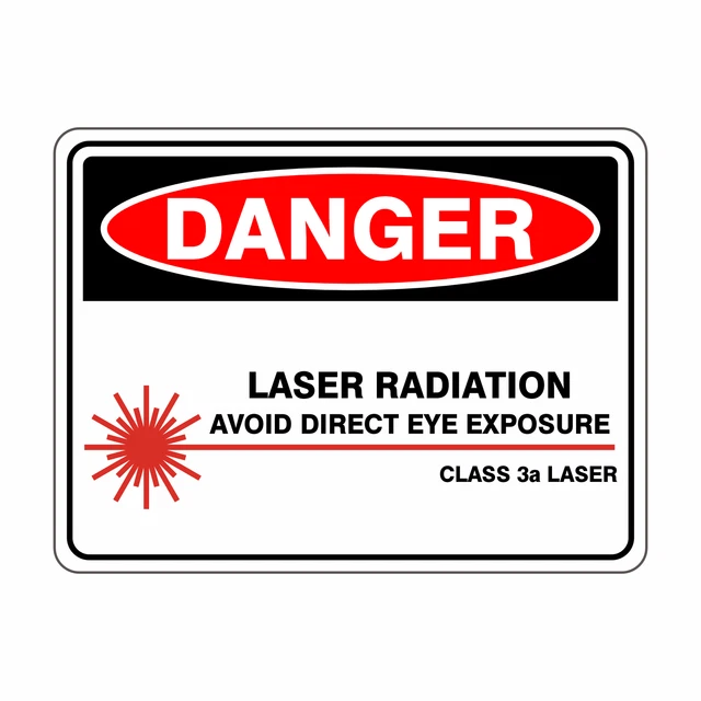 CLASS 3A LASER - Laser Radiation Avoid Direct Eye Exposure | Danger ...