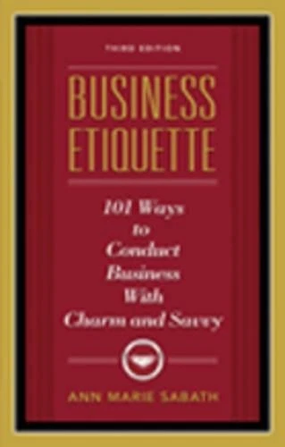 ANN MARIE SABATH Business Etiquette (Poche) EUR 16,37 - PicClick FR