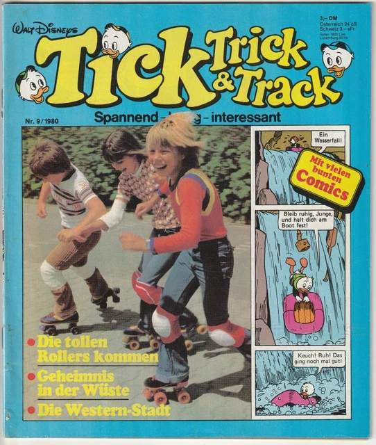 TICK TRICK & TRACK #9/1980 The Great Rollers..., Ehapa/Disney COMIC ...