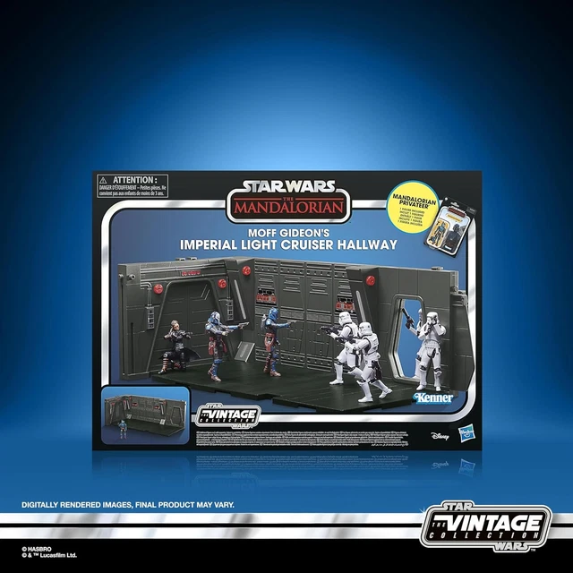 STAR WARS LA colección Vintage, Moff Gideon’s Imperial Light Cruiser ...