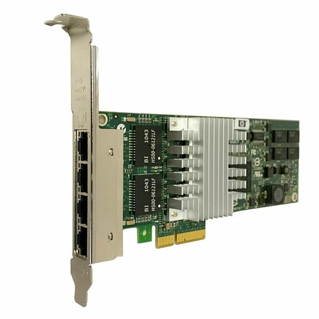 HP NC364T QUAD Port Server Adapter PCI-E 435506-001 436431-001 Low ...