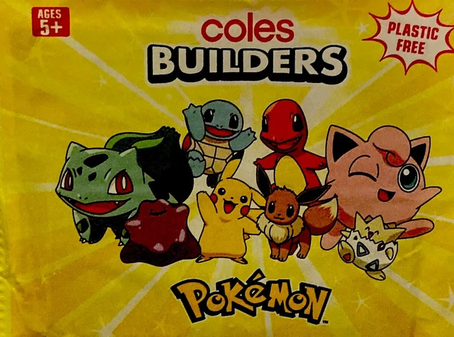 COLES BUILDERS POKEMON 2024 edition ALL $1.00 YOU CHOOSE! 1 OFF POST ...