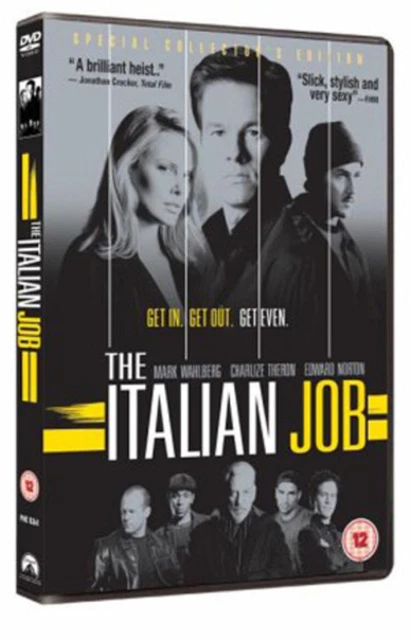 ITALIAN JOB (DVD) Seth Green Mark Wahlberg Edward Norton Charlize ...