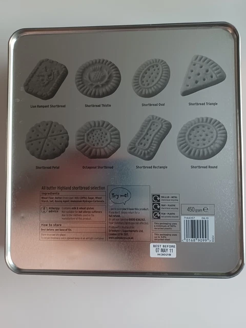 SCOTTISH EILEAN DONAN Castle Sainsbury Highland Shortbread Collectable ...