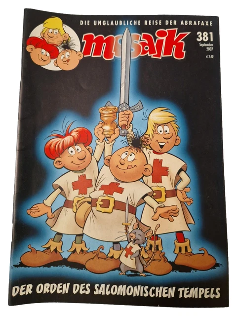 MOSAIK COMIC HEFT 381 Die Unglaubliche Reise der Abrafaxe Orden Salomon ...