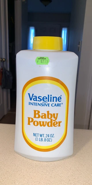 VINTAGE FAMILY SIZE Vaseline Intensive Care Baby Powder Talc 24 oz $29. ...