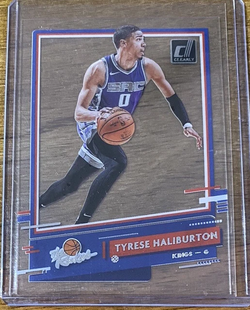 TYRESE HALIBURTON 2020-21 Panini Clearly Donruss RC The Rookies SP ...