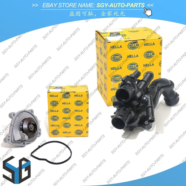 HELLA 1X MOTORENWASSERTURBINE +1x Thermostat für BMW Mini Cooper R55 ...
