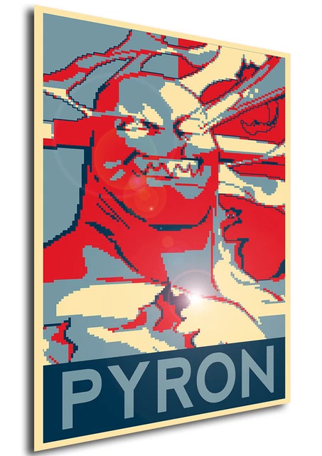 POSTER PROPAGANDA - Pixel Art - Darkstalkers - Pyron Type B EUR 6,90 ...