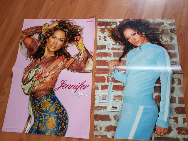 2 X JENNIFER Lopez JLo magazine posters Poster EUR 20,00 - PicClick FR
