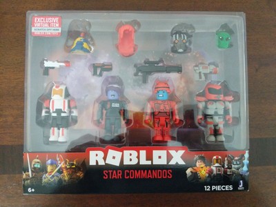 ROBLOX STAR COMMANDOS 4 Figure Set w/ Virtual Codes Mix And Match Brand ...
