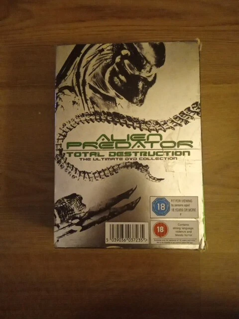 ALIEN PREDATOR TOTAL Destruction THE ULTIMATE DVD COLLECTION ALL 8 ...