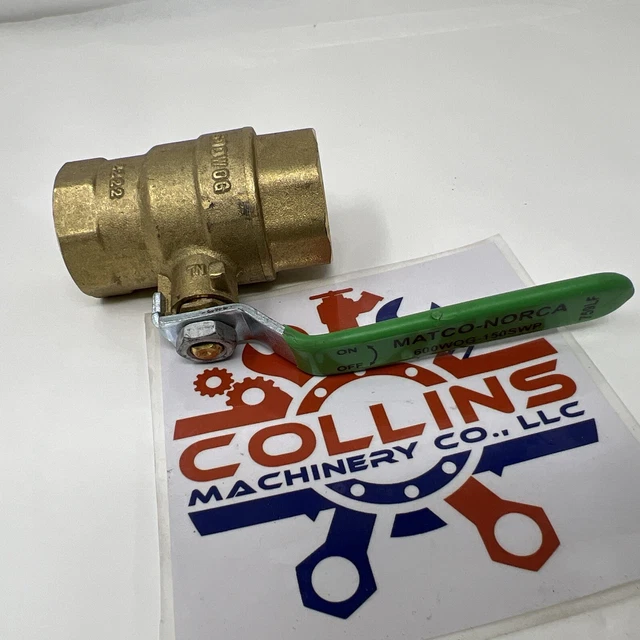 MATCO-NORCA NSF61-8 600WOG-150SWP Bronze Full Port 1" Fnpt Ball Valve £ ...