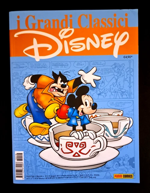 I GRANDI CLASSICI Disney Nuova Serie N°18 Panini Comics Giugno 2017 Ott ...