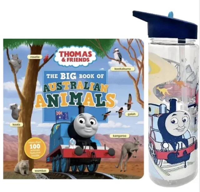 2 X NEW Thomas & friends AUSTRALIAN ANIMALS BIG Board Book & MATCHING ...