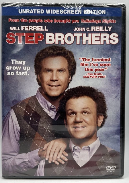 STEP BROTHERS DVD Widescreen Will Ferrell John C. Reilly Unrated 2008 ...
