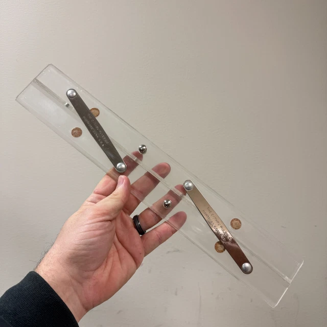 VINTAGE C-THRU RULER Co Folding Arm Parallel Nautical Drafting Tool 15 ...