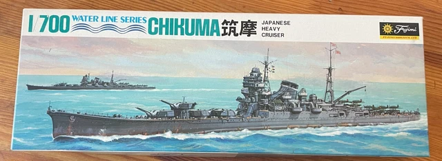 FUJIMI NO: 8 Japanese heavy Cruiser Chikuma 1:700 scale Waterline ...
