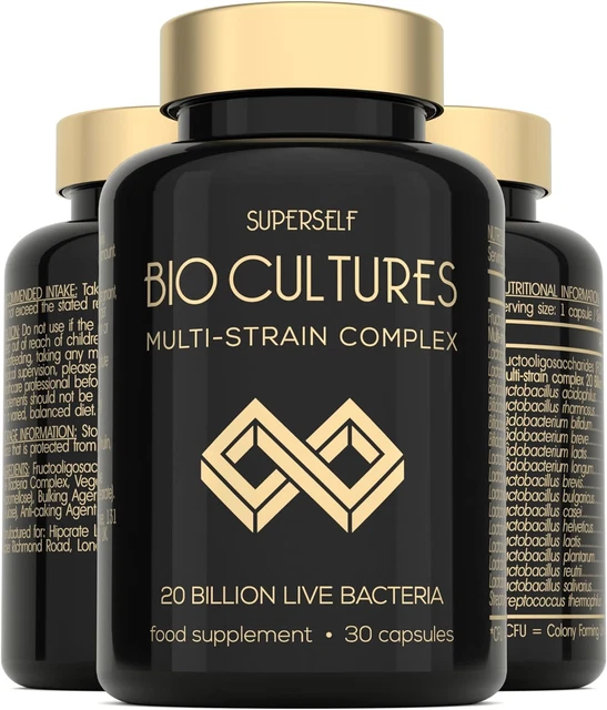 PROBIOTICS BIO CULTURES Complex - Gut Health Probiotic Supplements for ...