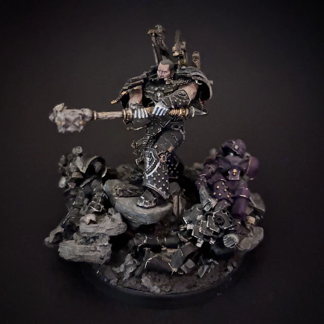 WARHAMMER 30K HORUS Heresy Ferrus Manus Primarch. Iron Hands. Painted ...