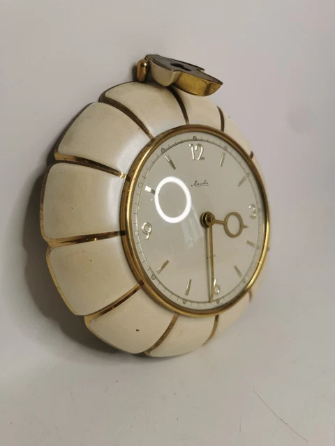 VINTAGE MAUTHE 8 Day Wall Clock £39.50 - PicClick UK