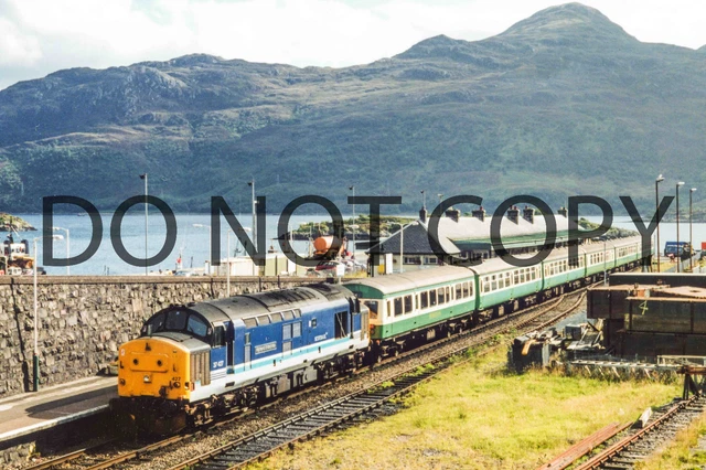 UK DIESEL TRAIN Railway Photograph Of Class 37 37427 Loco. Rm37-1348 £1 ...