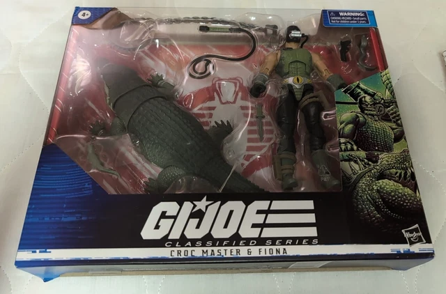 HASBRO G.I. JOE Classified Series Croc Master & Fiona Figures #38 New ...