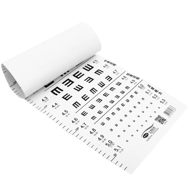 EXAMINATION VISION CHECKLIST Vision Test Form Visual Test £5.58 ...