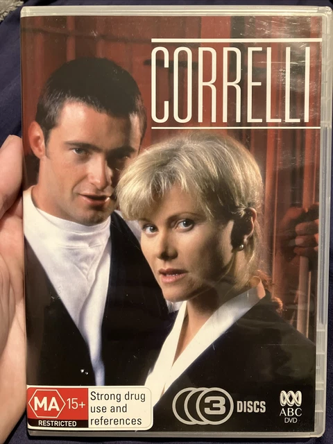 CORRELLI (DVD, 1995) Australian Drama Hugh Jackman 3-Disc Set ABC ...