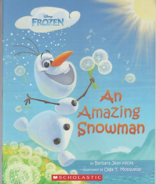 DISNEY'S FROZEN: AN Amazing Snowman - PB - Barbara Jean Hicks $4.99 ...
