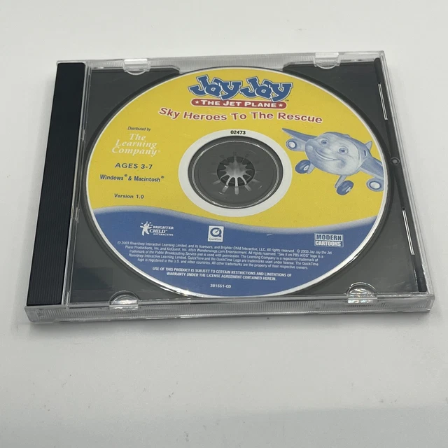 JAY JAY THE Jet Plane: Sky Heroes to the Rescue - PC CD ROM *DISC ONLY ...