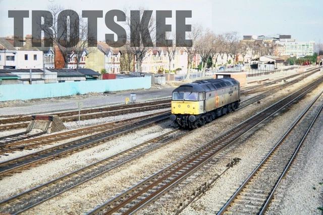 35MM SLIDE BR British Rail Diesel Loco Class 47 47375 West Ealing 1993 ...