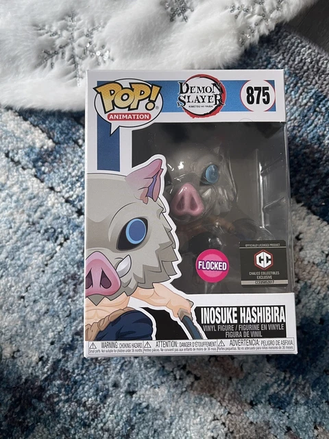FUNKO POP - Inosuke Hashibira 875 - Flocked - New Chalice Sticker ...